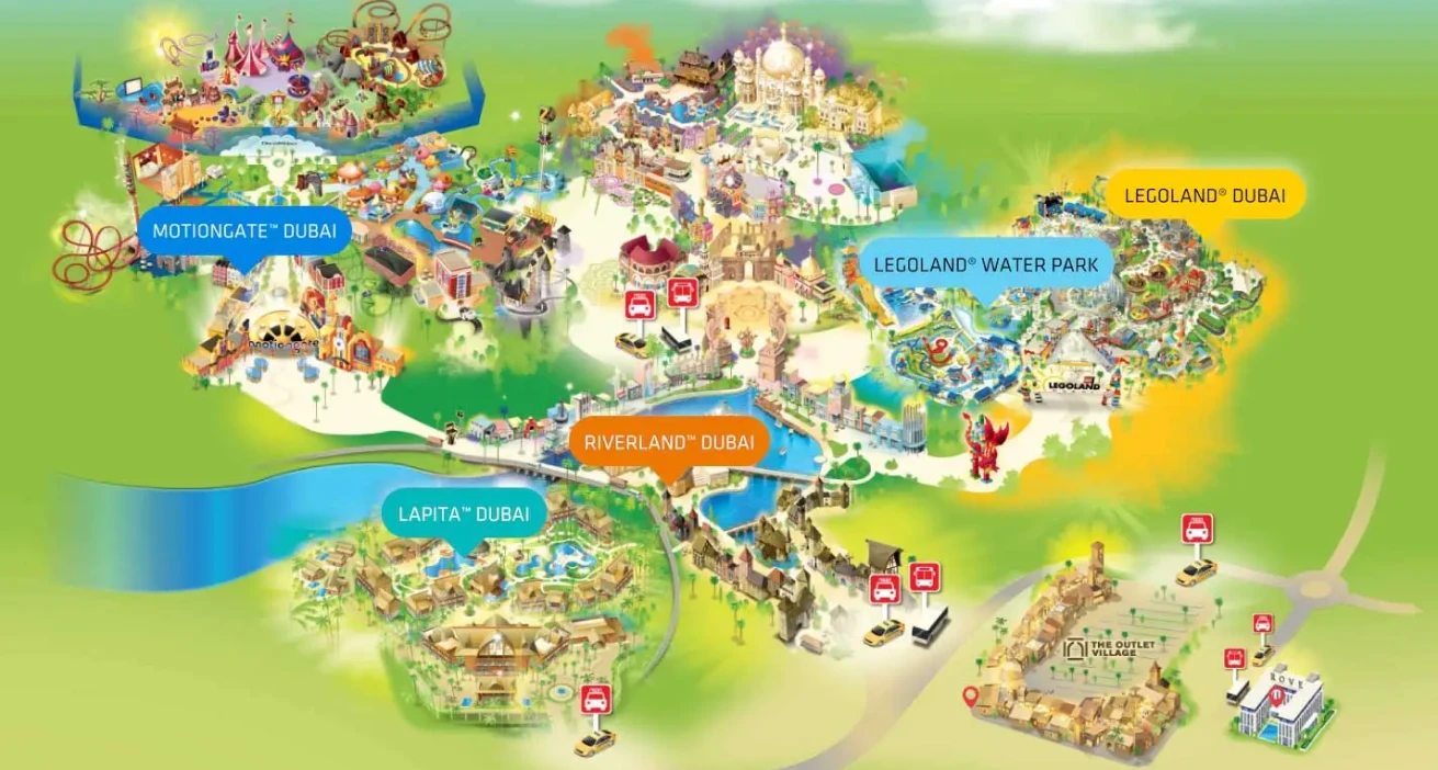 Zones | Dubai Parks and Resorts